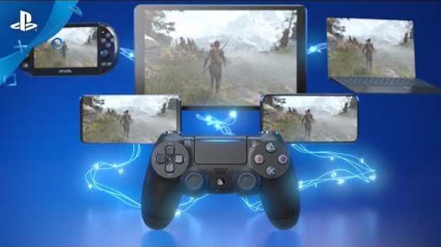 Zweisprachiges Video PS4 Remote Play Now on More Devices auf Englisch mit Ubersetzung AnyLang